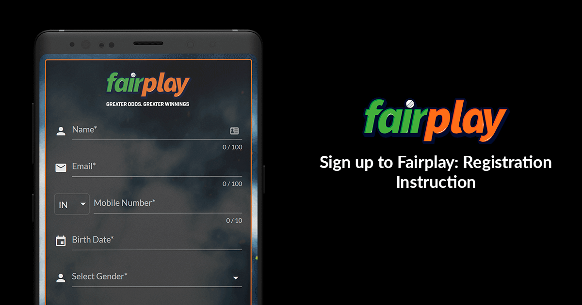 Fairplay Registration:Step by Step instruction for new customers 2025